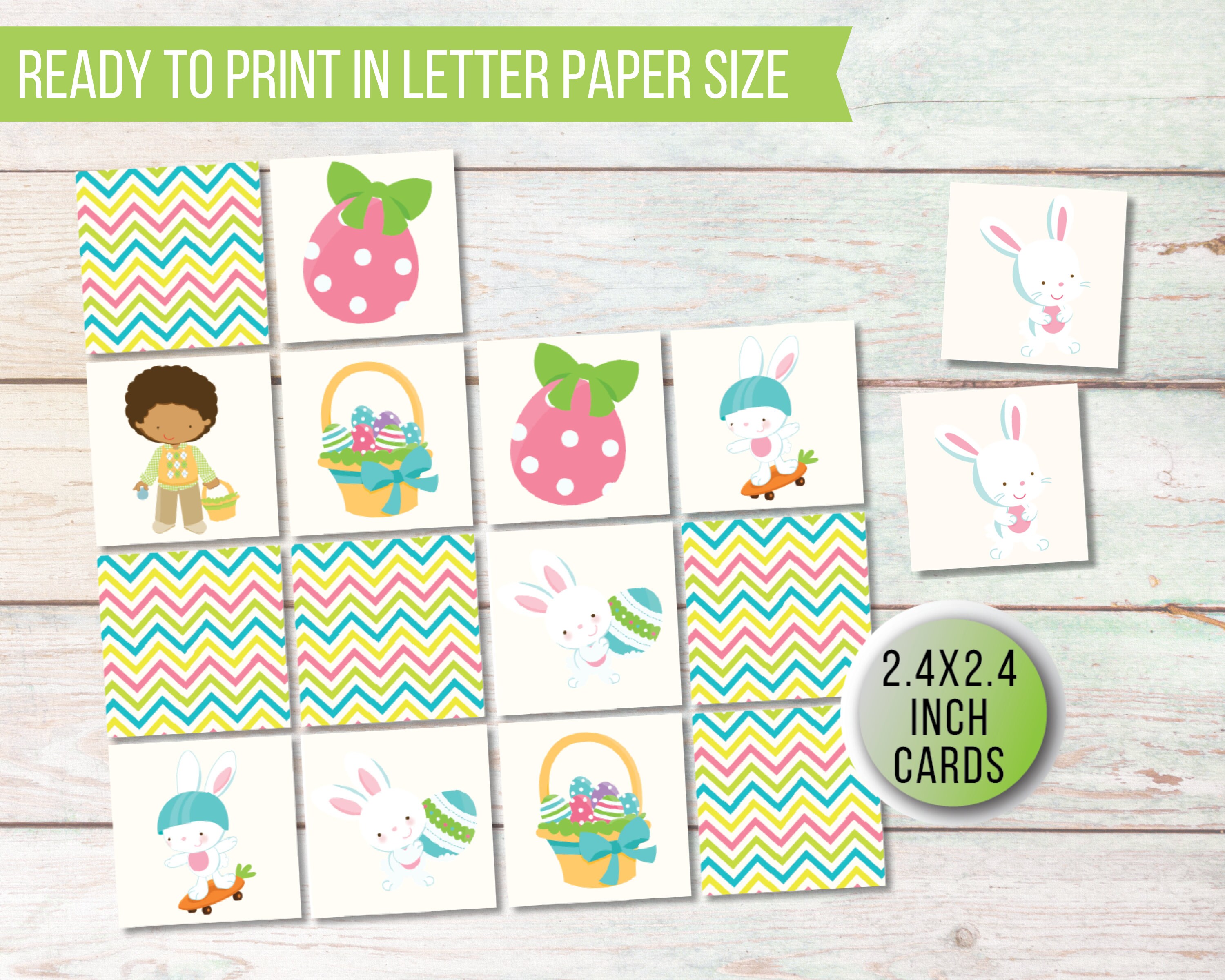 Printable Easter Memory Game Digital, Game for Kids, Fun Family Games ...