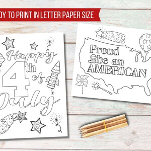 4th of July Kids Coloring Pages, Independence Day Activities for Kids ...