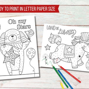 4th of July Kids Coloring Pages, Independence Day Activities for Kids ...