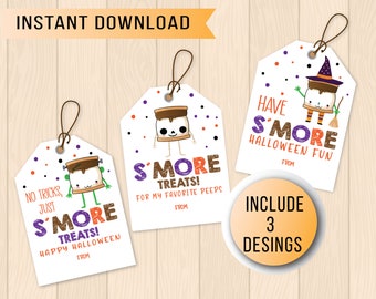 Smores Printable Halloween - Etsy