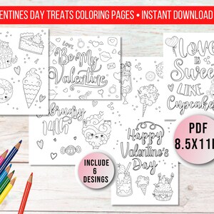 Happy Valentines Day Kids Coloring Pages, Classroom Printable Valentine ...
