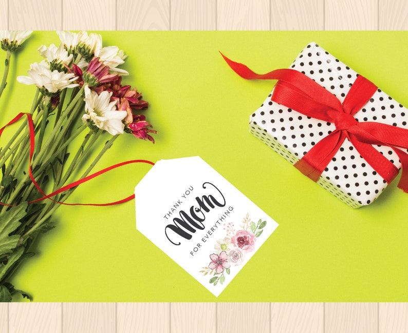 Happy Mothers Day Printable Gift Tags Mothers Day Gift Tag | Etsy