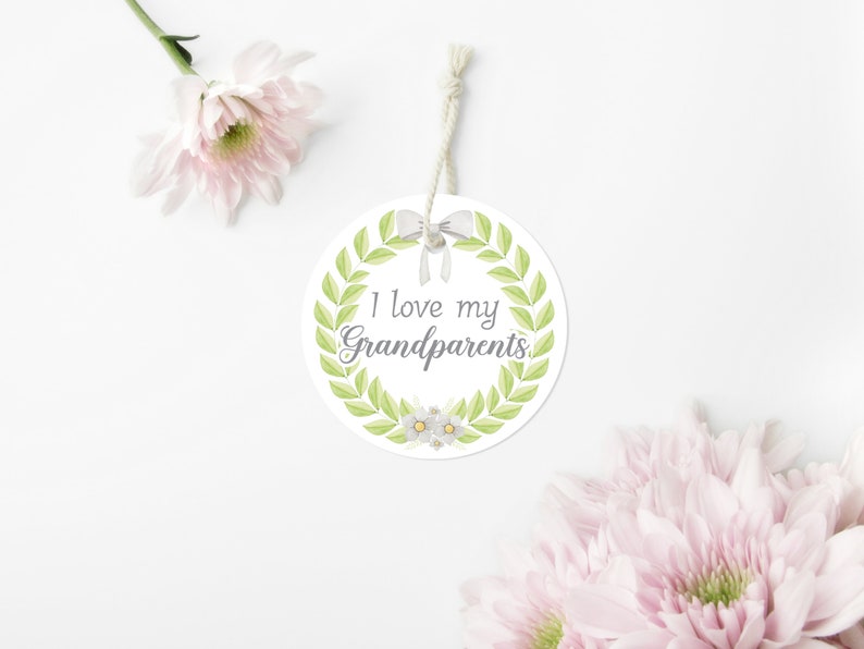 Grandparents Day Round Cookie Tag Happy Grandparents Day - Etsy