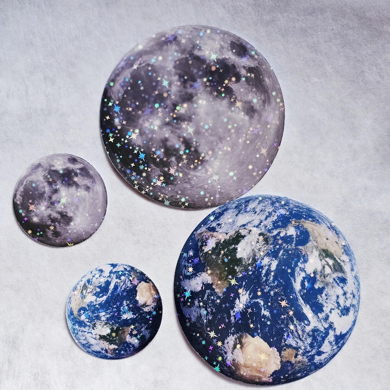 Earth Moon - Etsy