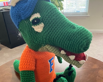 UF Florida Gators Plush Crochet Gator Graduate Gator Graduation Gift ...