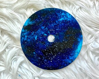 Painted Galaxy Drip CD Art - Etsy