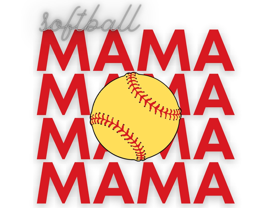 Softball Mama Png, Softball Png, Softball Shirt Design, Softball Mom ...