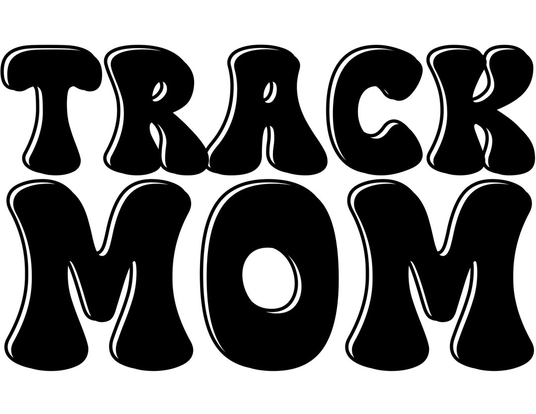 Track Mom SVG PNG - Sports Mom Digital Download - Retro Track Design - Etsy