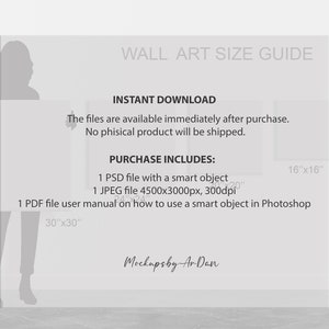 Square Canvas Wall Art Size Guide, Canvas Print Size Guide, Wall Art ...