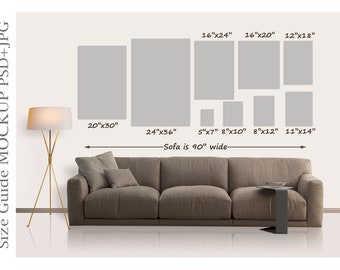 Poster Size Chart | Etsy