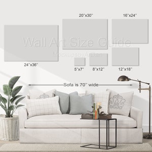 Landscape Canvas Wall Art Size Guide, Canvas Print Size Guide, Wall Art ...