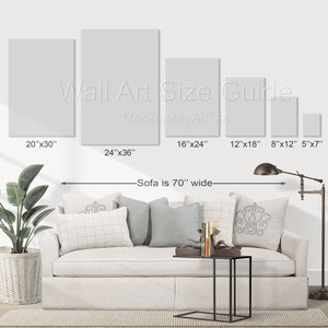 Portrait Canvas Wall Art Size Guide, Canvas Print Size Guide, Wall Art ...