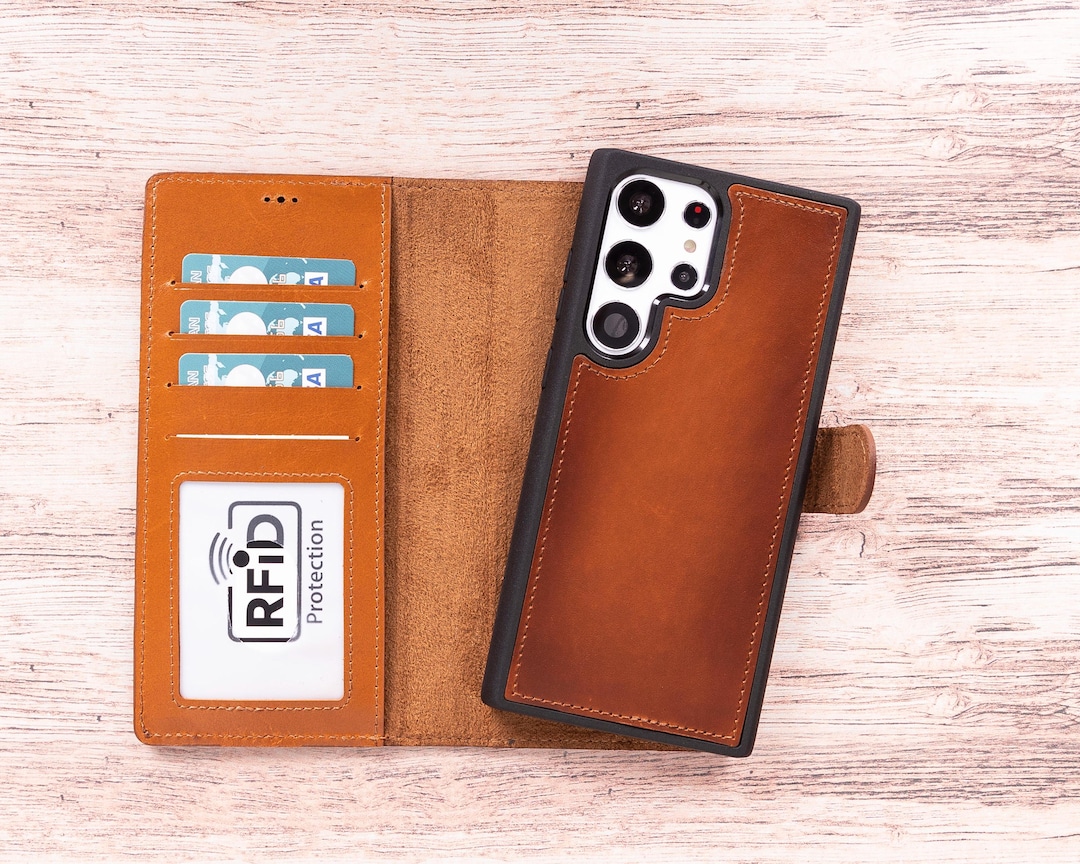 Galaxy S25 Ultra Case, RFID Blocking Samsung S25 Ultra Wallet, Magnetic ...