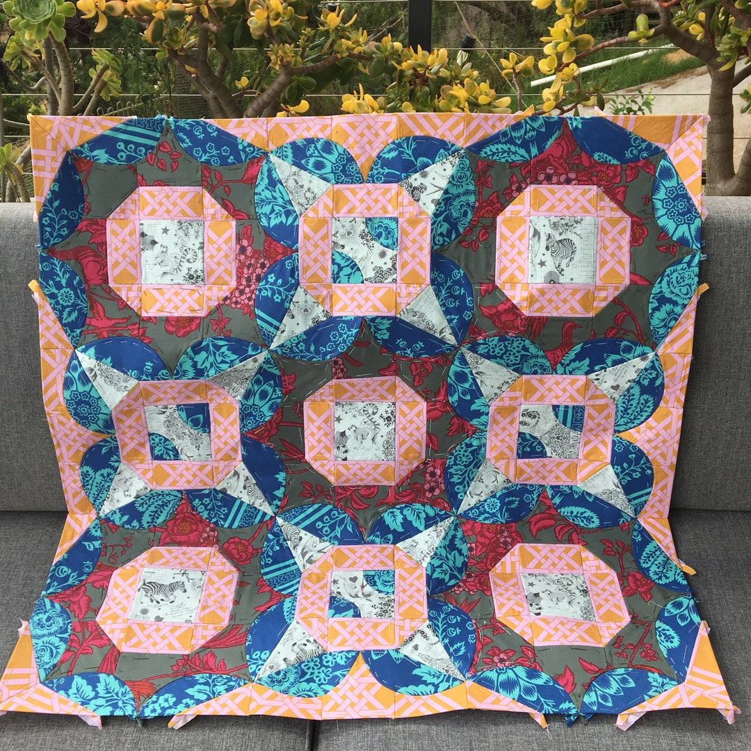 EPP Pattern. Cog and Chain English Paper Piecing Quilt Pattern ...