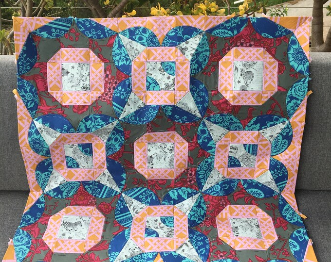 Cat 'curious Jeremy' EPP Patchwork Pattern PDF - Digital Download - Etsy Australia