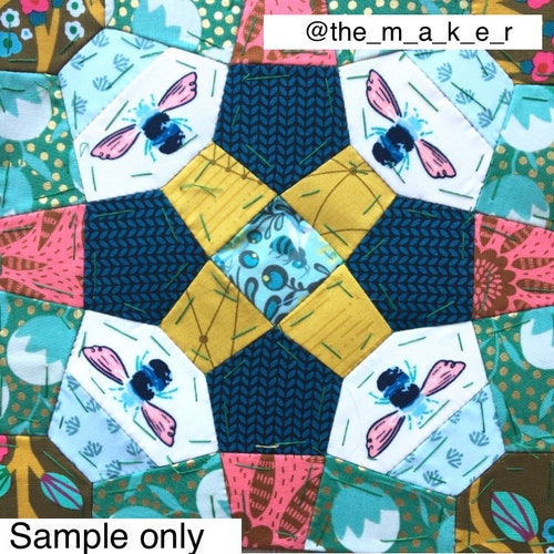 EPP Swallow Tattoo English Paper Piecing Pattern Quilt | Etsy