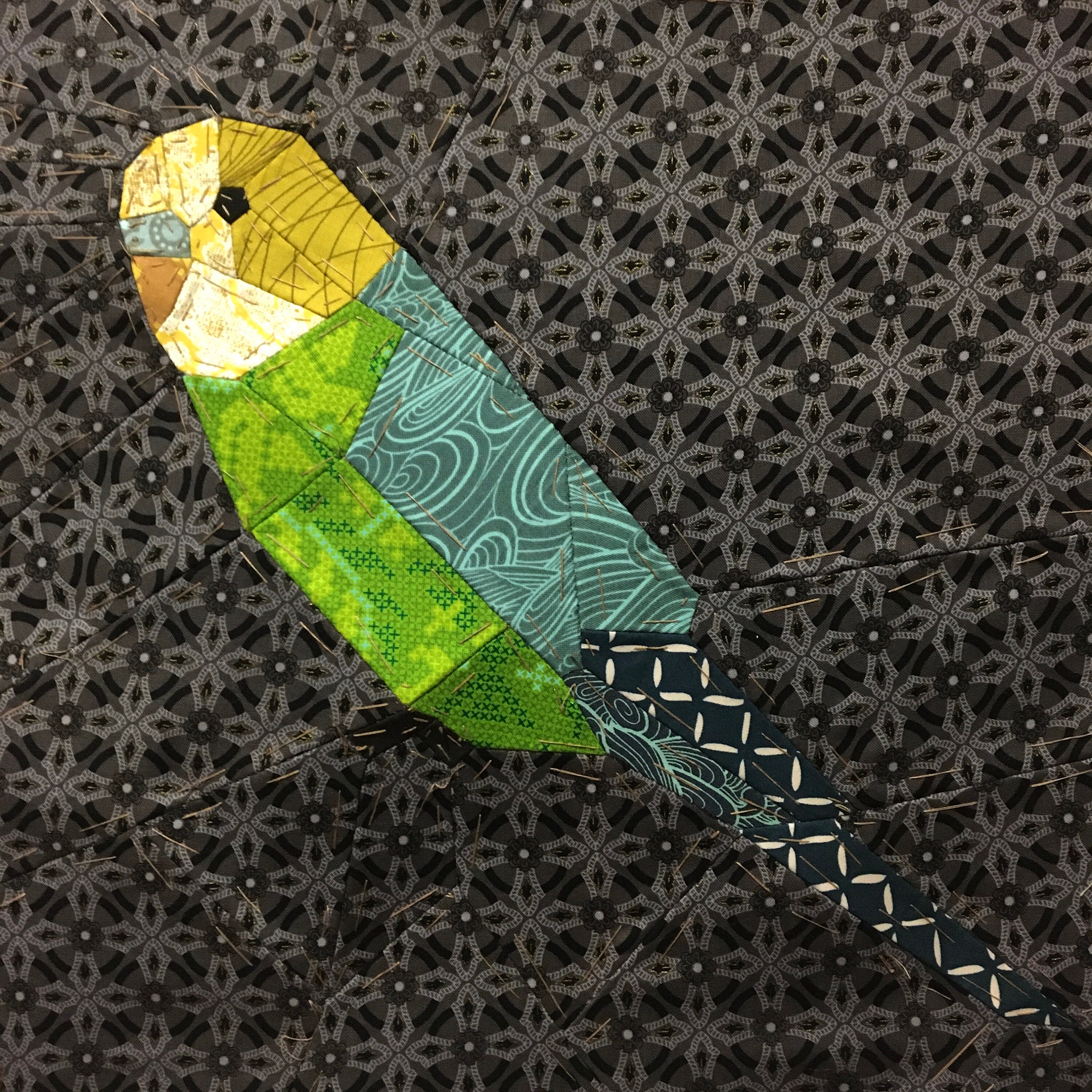 Digital Pattern. BUDGIE. EPP Templates. Bird Quilt Pattern. | Etsy