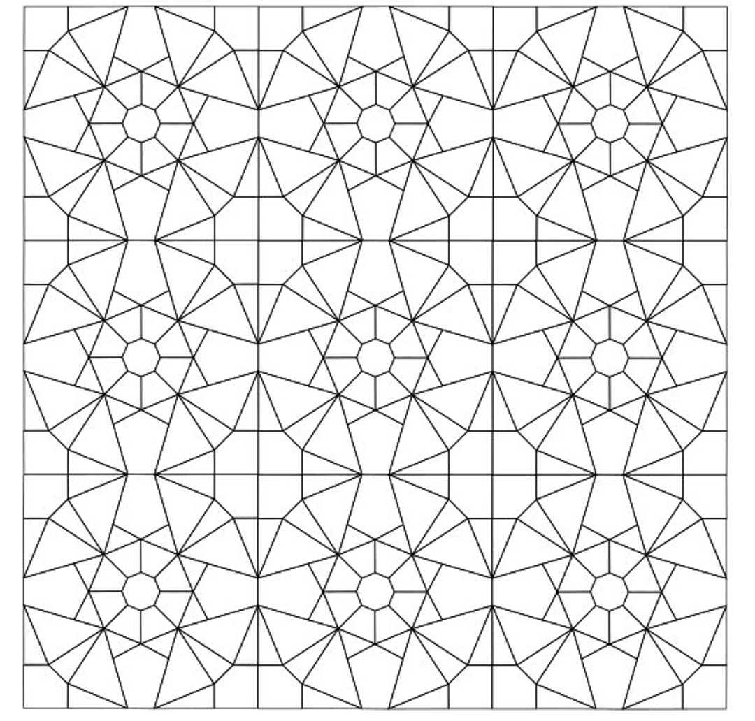 English Paper Piecing Pattern #shirtquiltblock. Large Quilt Block. PDF ...