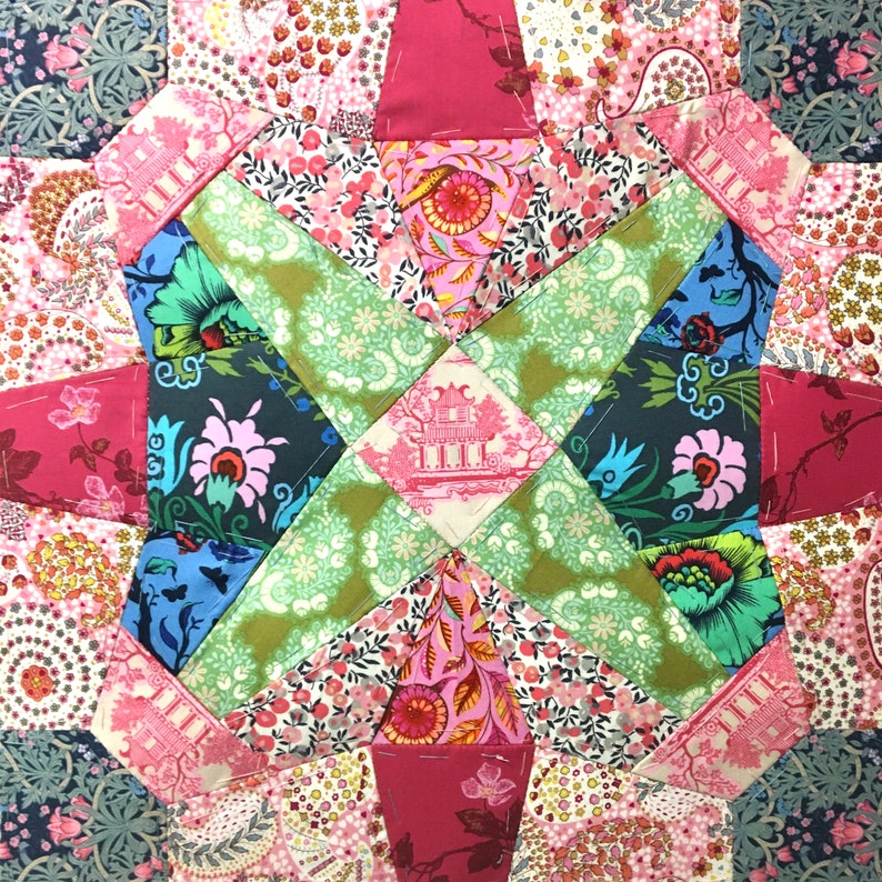 EPP Templates. English Paper Pattern. Intersection Large Quilt - Etsy