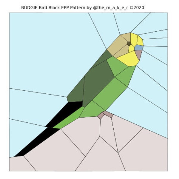 Paper Piecing Bird - Etsy