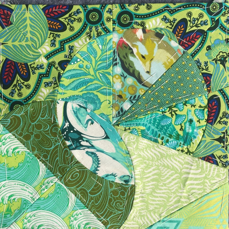 Quilt Pattern. English Paper Piecing. EPP Templates. INTERLUNA Quilt ...