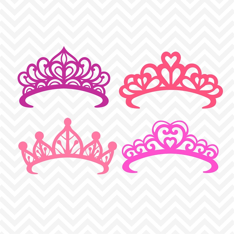 Princess Crown Svg - Etsy