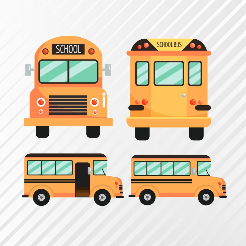 School Bus SVG Cut File. School Bus Svg. Digital Download. | Etsy