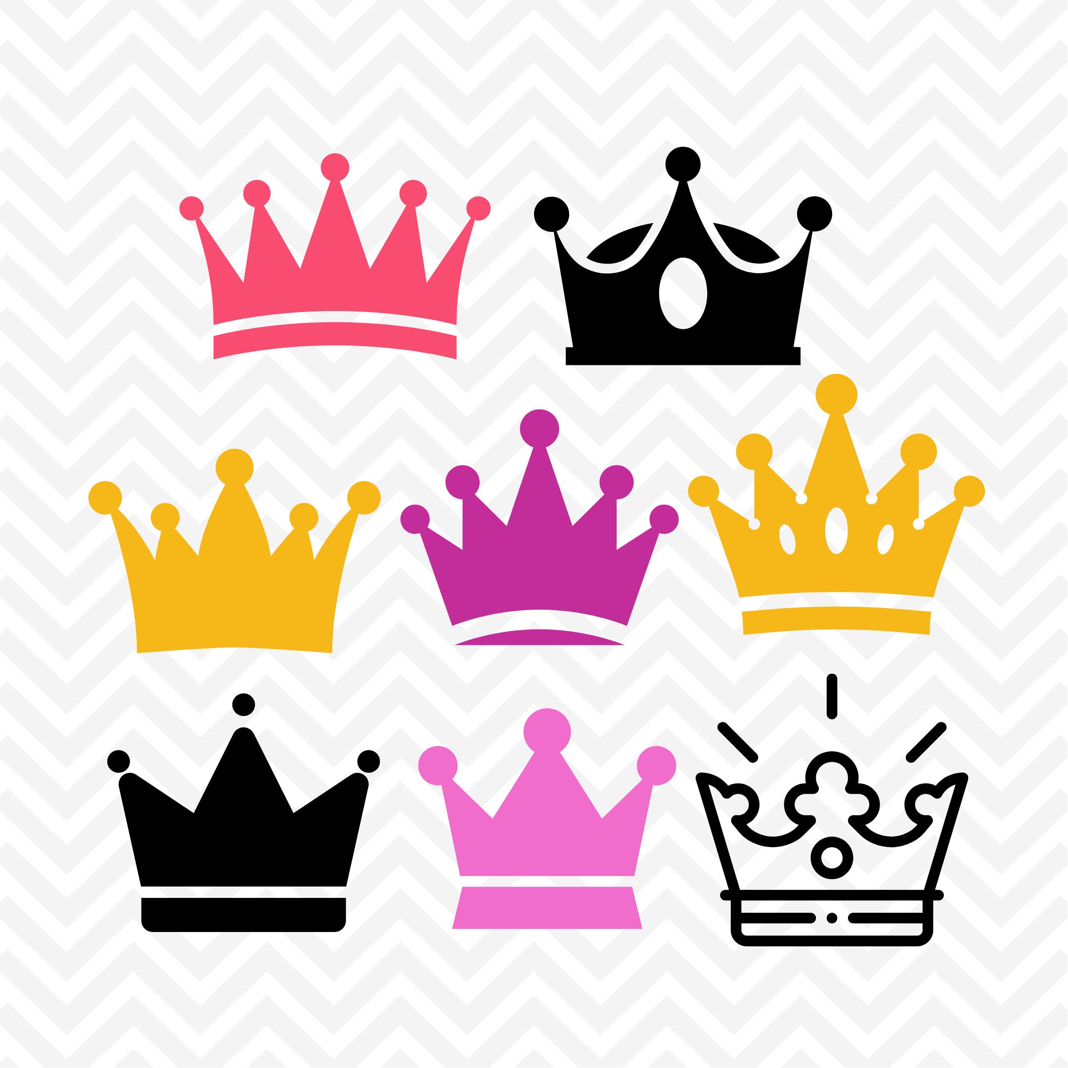 3 Point Crown Clipart White