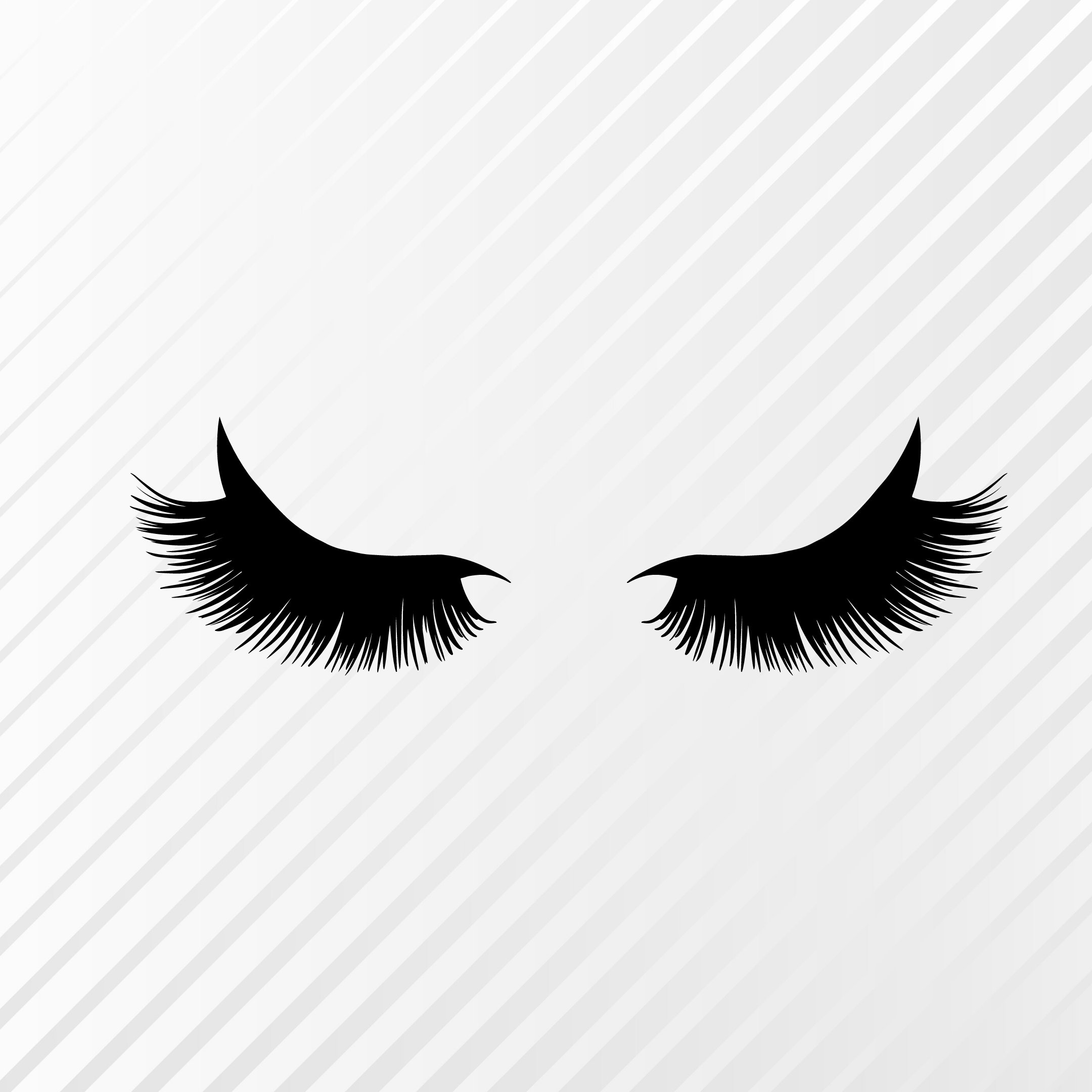 Eyelashes Svg. Eyebrows SVG. Lashes. Eyelashes. Mink Lashes. - Etsy