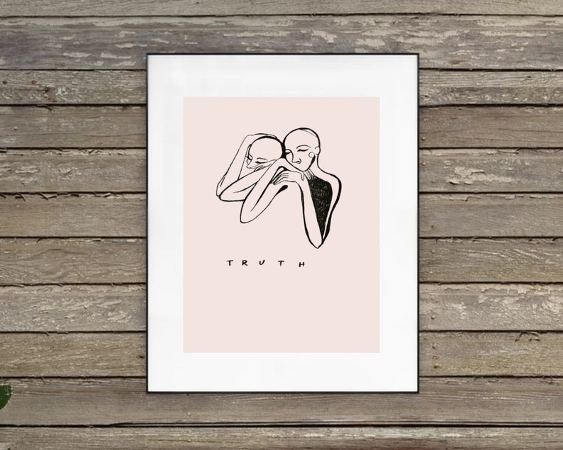 TRUTH Art Print - Etsy