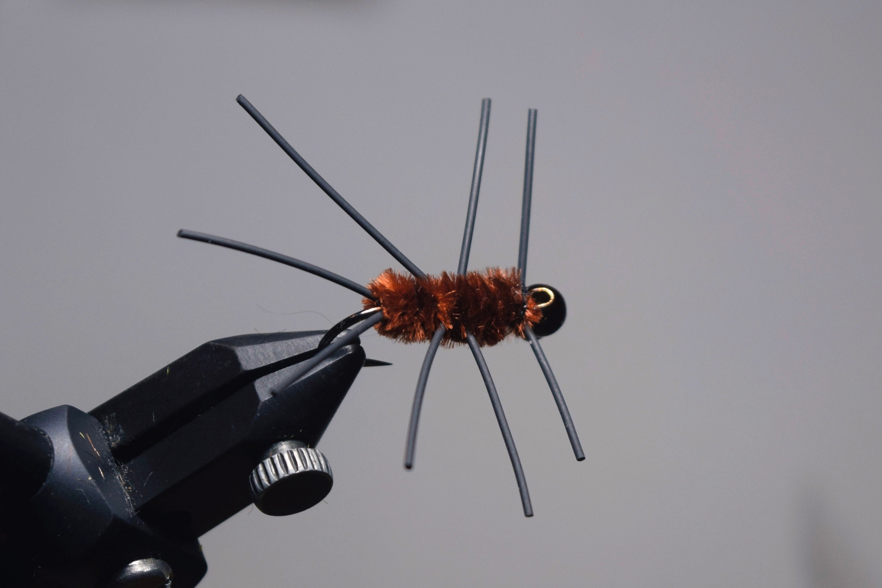 Pats Rubber Legs Brown Tungsten Jig Euro Nymph Fly Fishing Fly 3 Pack ...