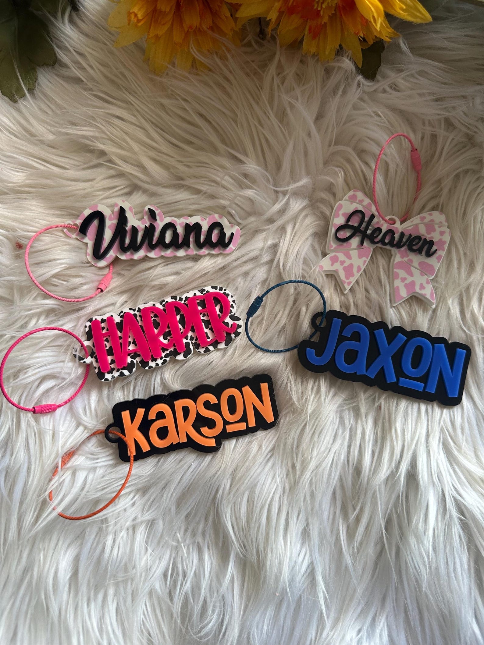 Personalized Acrylic Name Tag | Kids Name Tag - Etsy