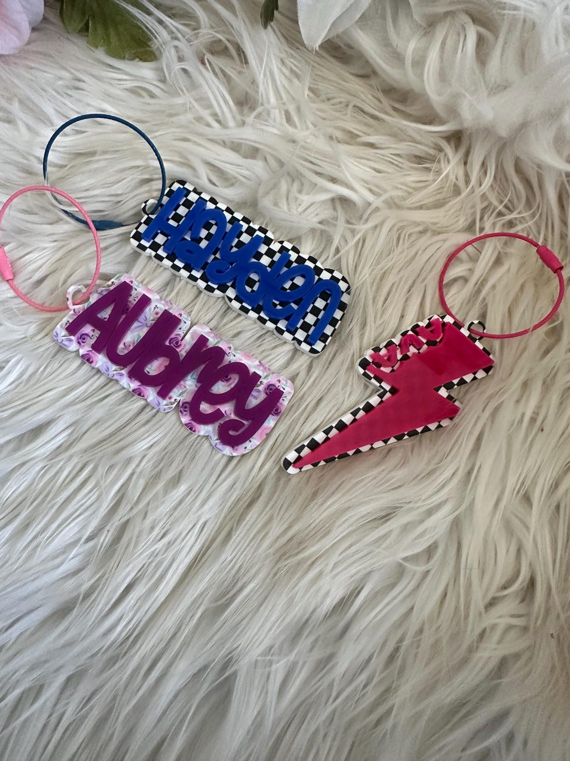 Personalized Acrylic Name Tag | Kids Name Tag - Etsy