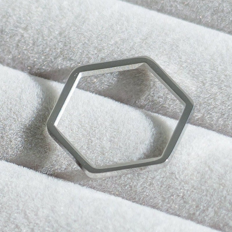 Hexagon Ring - Etsy