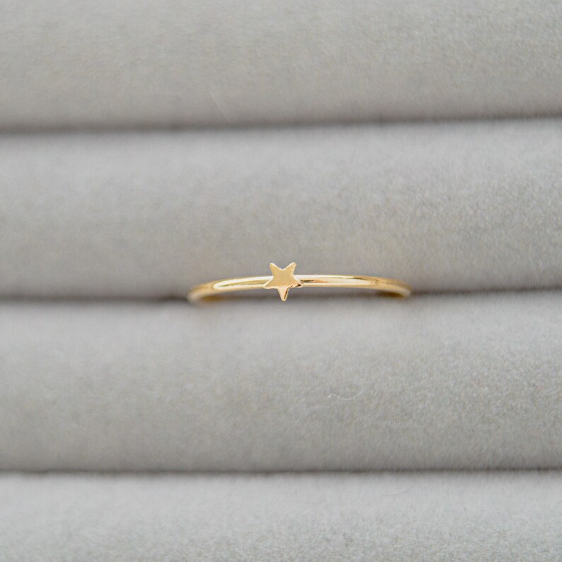 14k Gold Filled Star Ring Tiny Star Ring Little Star Ring | Etsy