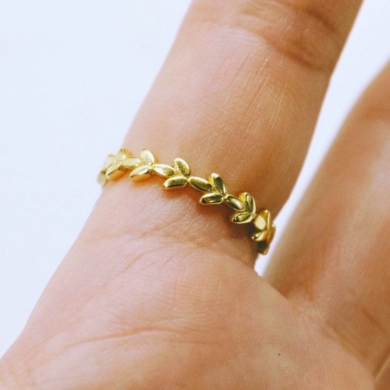 Gold Branch Ring - Etsy