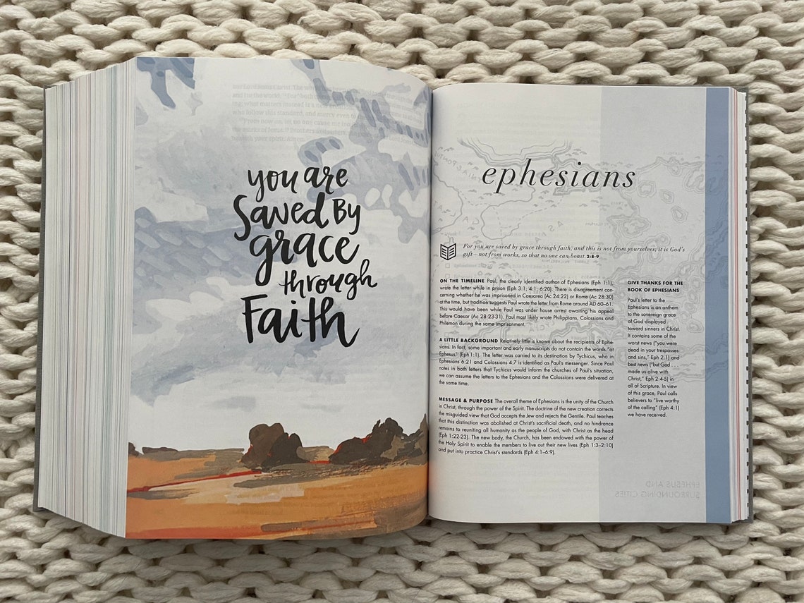 Hand Painted CSB Bible. Ready Made Ready to Ship Gifts for - Etsy