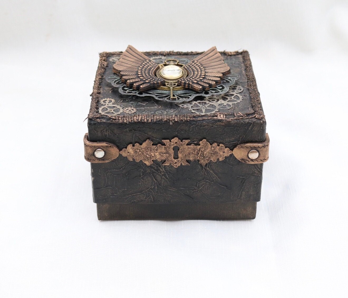 Steampunk Box Steampunk Keepsake Box Steampunk Gift Box - Etsy.de