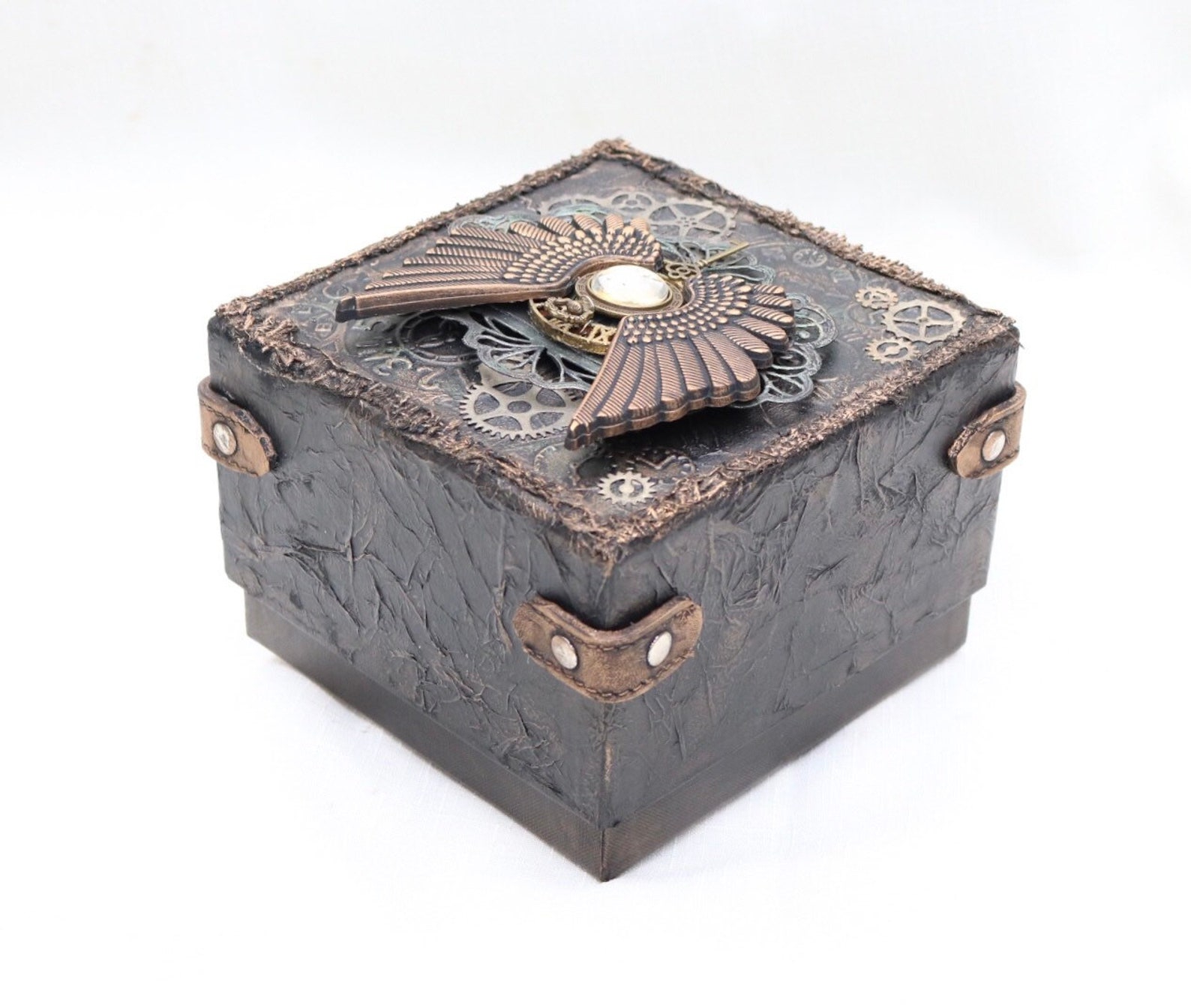 Steampunk Box Steampunk Keepsake Box Steampunk Gift Box - Etsy.de
