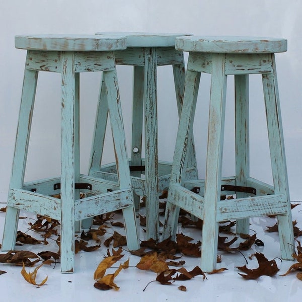 Rustic Bar Stools - Etsy