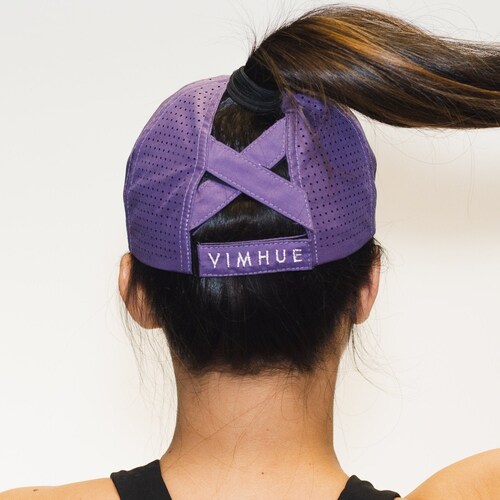 BLACK High Ponytail Cap UPF50 X-boyfriend Women Baseball | Etsy