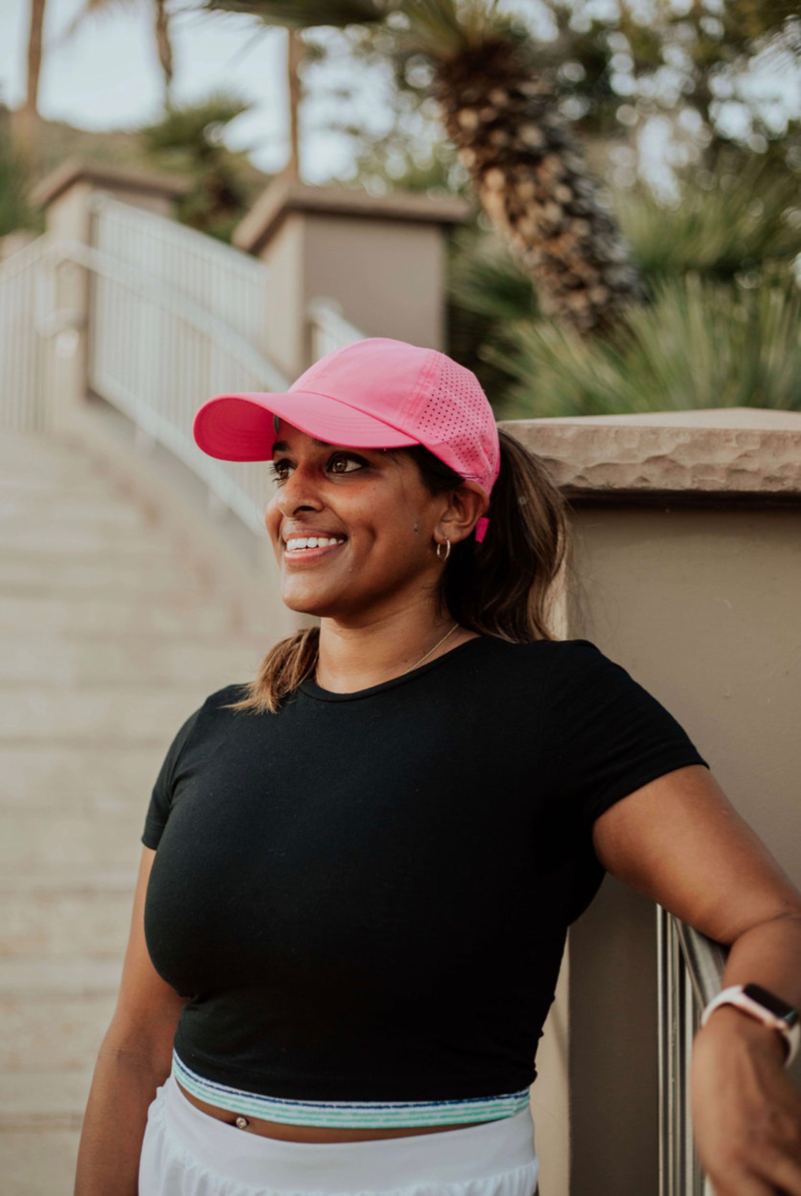 HOT PINK High Ponytail Cap UPF50 Women Baseball Hat | Etsy