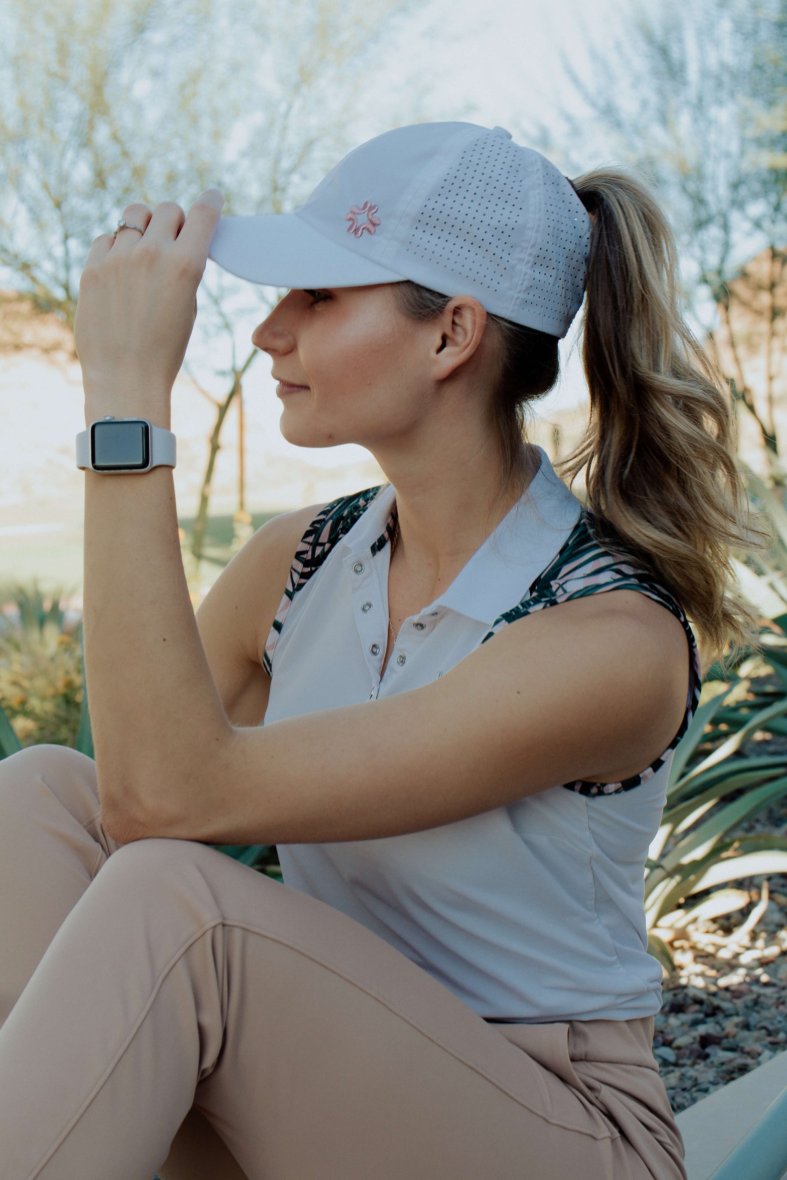 WHITE High Ponytail Cap UPF50 X-boyfriend Women Baseball - Etsy