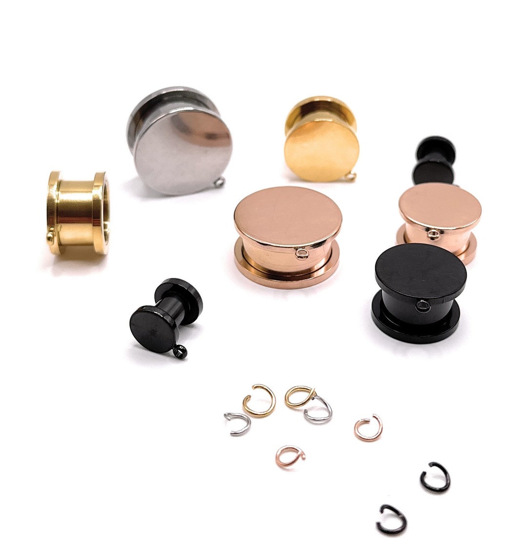 DIY Dangle Plugs: Surgical Steel Screw Fit Tunnels (6mm-25mm) - Etsy