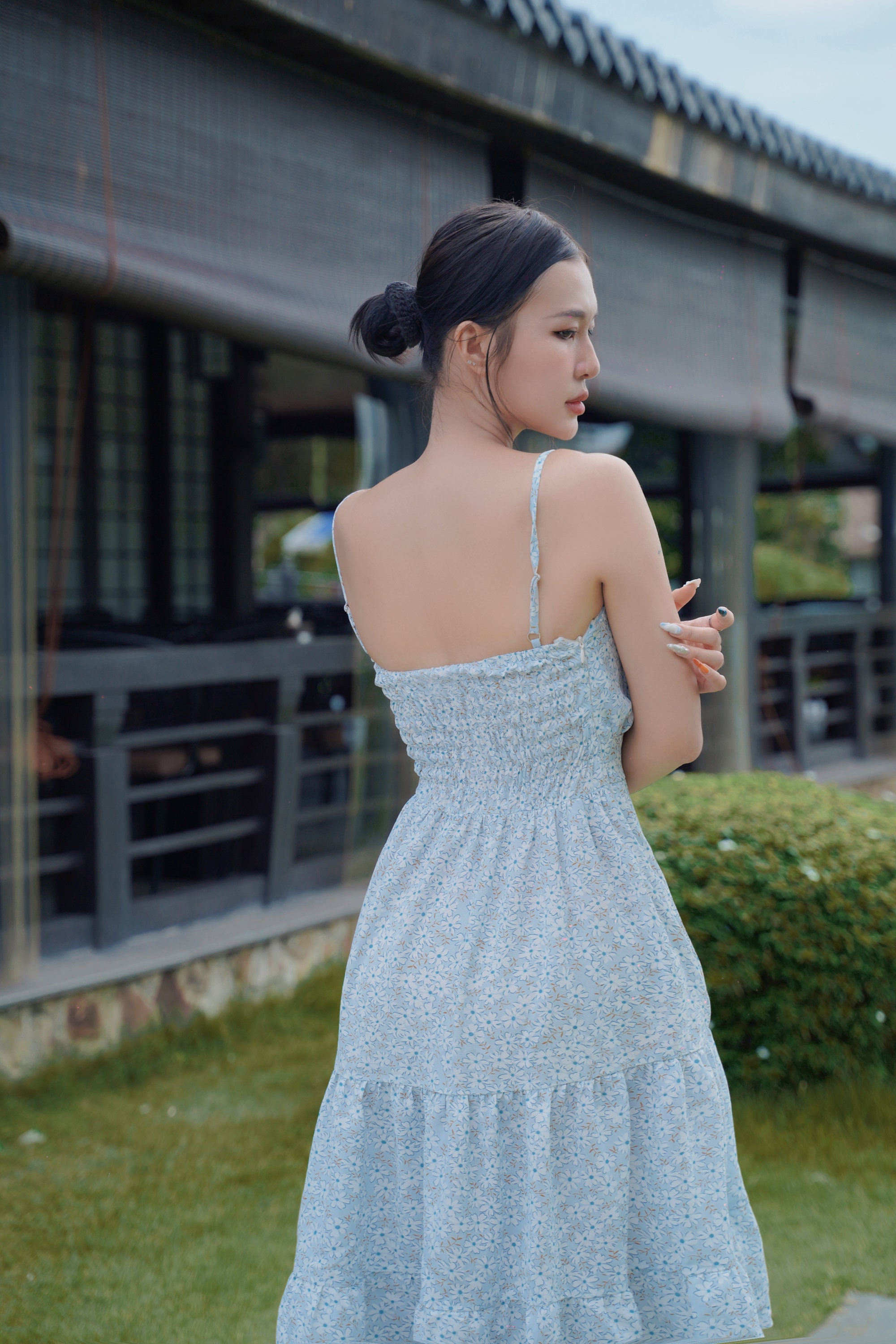 Tiered Dress Sewing Pattern, Summer Midi Dress PDF Pattern,easy Digital ...