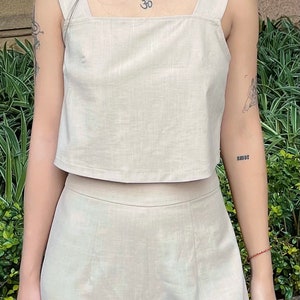 Wide Strap Top Sewing Pattern, Easy Digital PDF, Linen Top Pattern ...