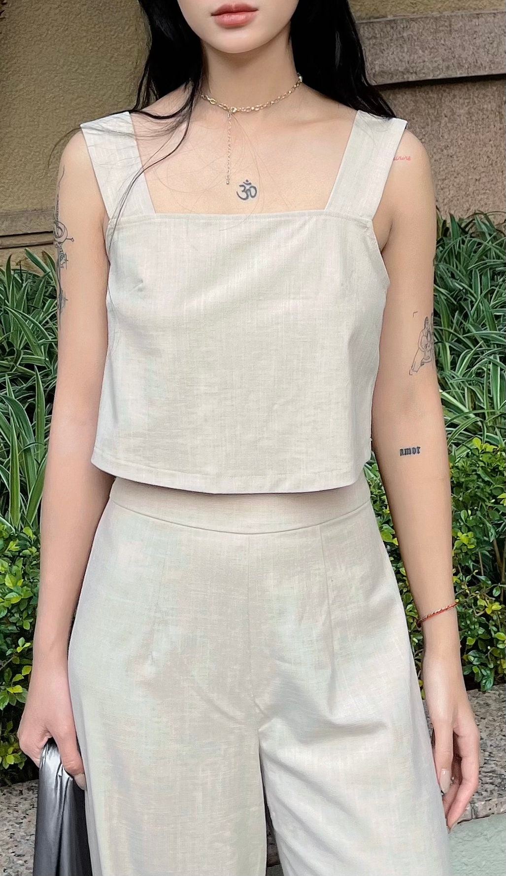 Wide Strap Top Sewing Pattern, Easy Digital PDF, Linen Top Pattern ...