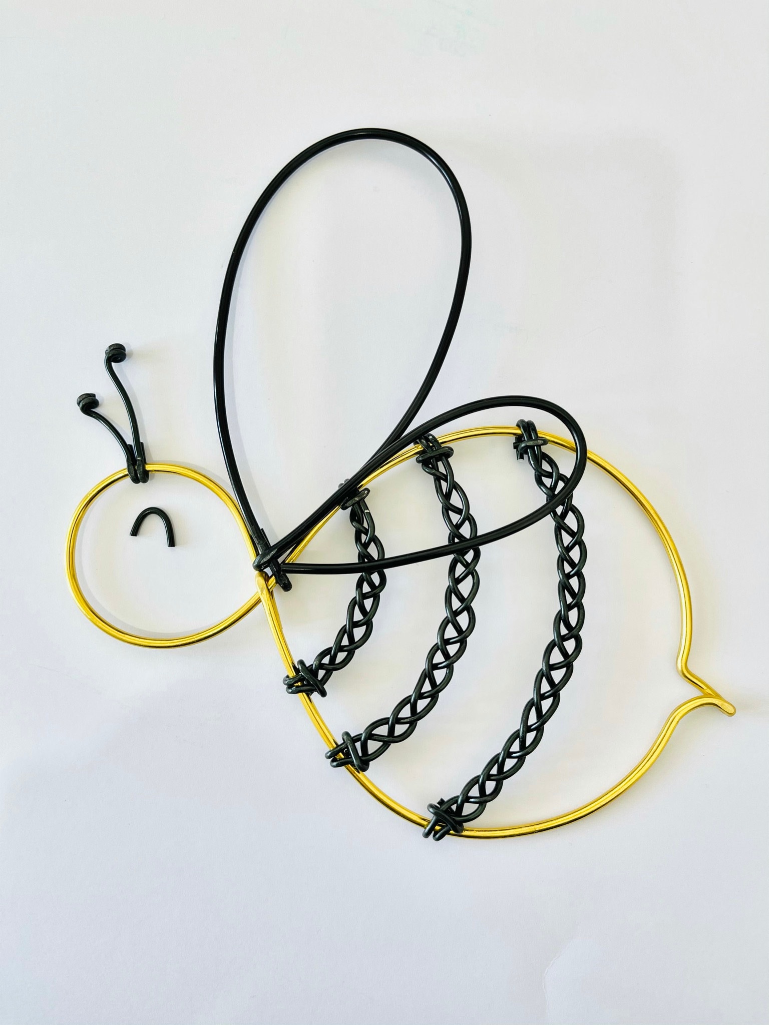 Yellow Bee Wire Wall Art. Bee Gifts Nursery Wall Art | Etsy