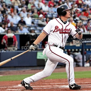 CHIPPER JONES Atlanta Braves Photo Picture Baseball Photograph Print ...