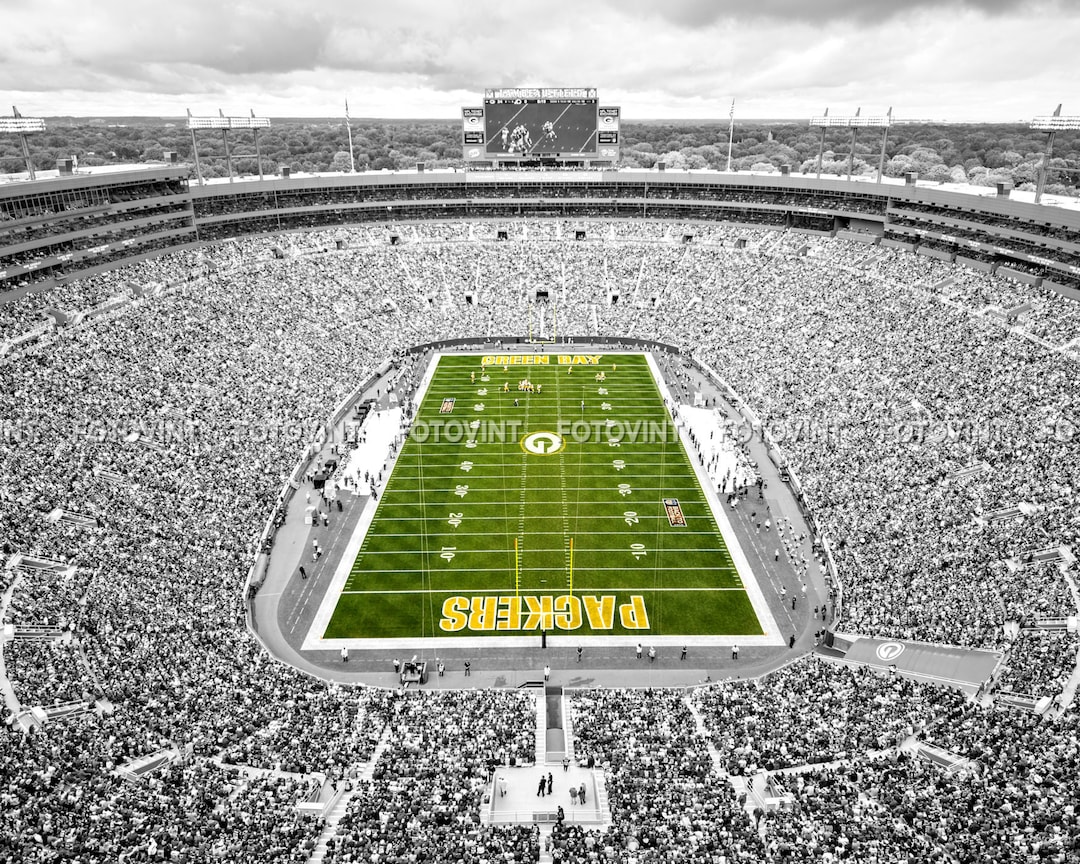 LAMBEAU FIELD Photo Picture GREEN Bay Packers Football Stadium ...
